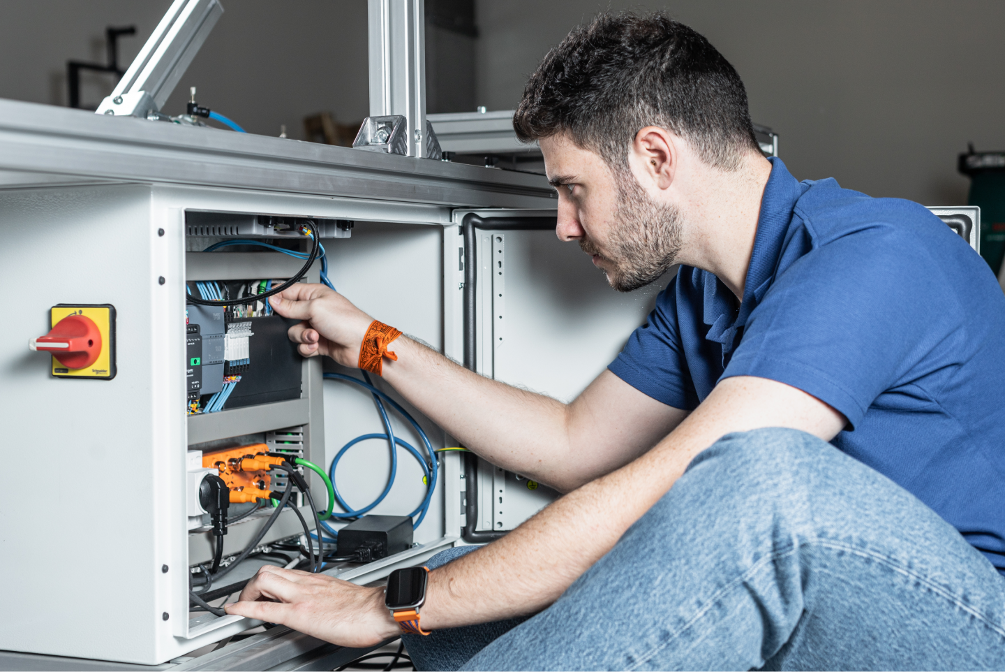 Industrial Process Control with Monitoring and Sensing